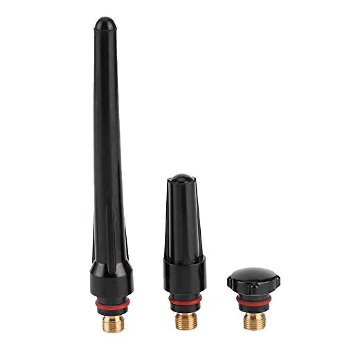 Welding Nozzle Gas Lens Nozzle Collet Cup Kit, 51Pcs/Set Welding Nozzle Ceramic Torch Gas Lens Welder Tip Alumina Nozzle Cup Kit For Wp/17/18/26 Repairing Tool