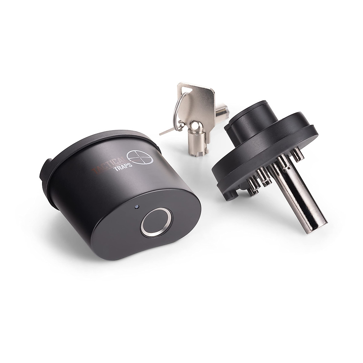 Tactical Traps Quick Draw Smart Trigger Lock V3 with 360-Degree Fingerprint Recognition - Up to 10 Authorized Users | Fits Most Handguns, Shotguns & Rifles