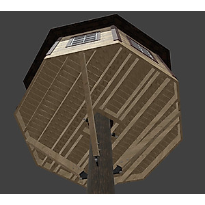 The Rio Grande © : 12' Octagonal Treehouse Plan