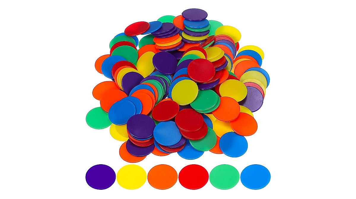 180-Piece Bingo Chips for Games, Math & Party Fun - SAFIGLE