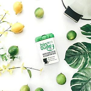 Bin Buddy Fresh Citrus, 450g, Pack of 6, Bin Freshener Deodoriser Powder, Leaves Your Bin Smelling Great, Suitable for Indoor and Outdoor Bins