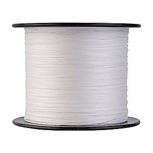 Berkley ProSpec® Chrome Premium Hollow Braid Superline, White, 130lb | 58.9kg, 500yd | 457m Fishing Line, Suitable for Saltwater Environments