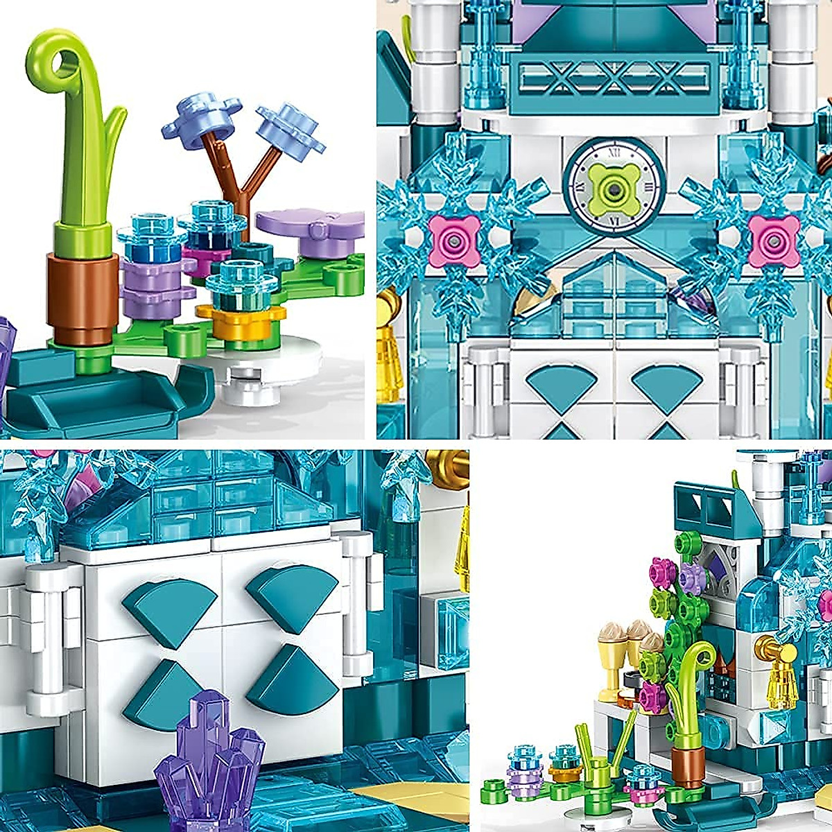 Girls Building Blocks Set Toy, 25-in-1 Princess Toys for Girls Age 6-8, 554PCS STEM Educational Construction Toys Set, Princess Castle Toys Gift for Girls Age 6-12 Years Old