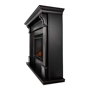 Real Flame 7100E-BW 7100E Ashley Electric Fireplace, Medium, Blackwash