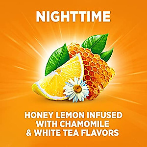 Theraflu Combo Daytime and Nighttime Severe Cold Relief Powder, Honey Lemon Flavor, 12 Count, 6 Daytime and 6 Nighttime