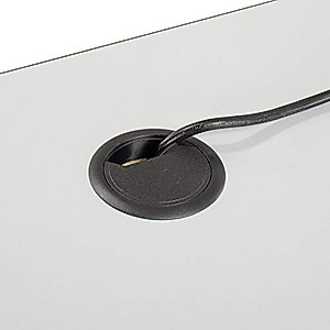 Nexel Interion Office Desk with 6 Drawers - 72" x 24" - Gray