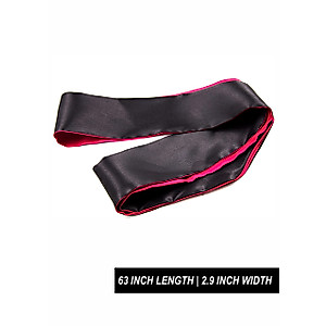 Satin Eye Mask Sleep Mask - Red Blindfold Satin Eye Mask - Eye Blindfold Sleep Mask 59 Inch (59)