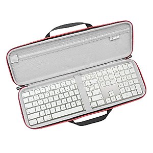 RLSOCO Hard Case for Apple Magic Keyboard (Numeric Keypad) & for Apple Magic Keyboard and Magic Mouse - Black (Case Only)
