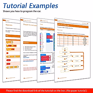 FREENOVE Micro:Rover Kit for BBC Micro:bit (V2 Included), Obstacle Avoidance, Light-tracing, Line-Tracking, Remote Control, Playing Melody, Colorful Lights, Rich Projects, Blocks and Python Code