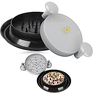 Hocane Chicken & Meat Shredder - Alternative to Bear Claws Meat Shredder - Large Size Meat Shredding Tool with Handles and Non-Skid Base Suitable for Pulled Pork,Beef and Chicken, Black