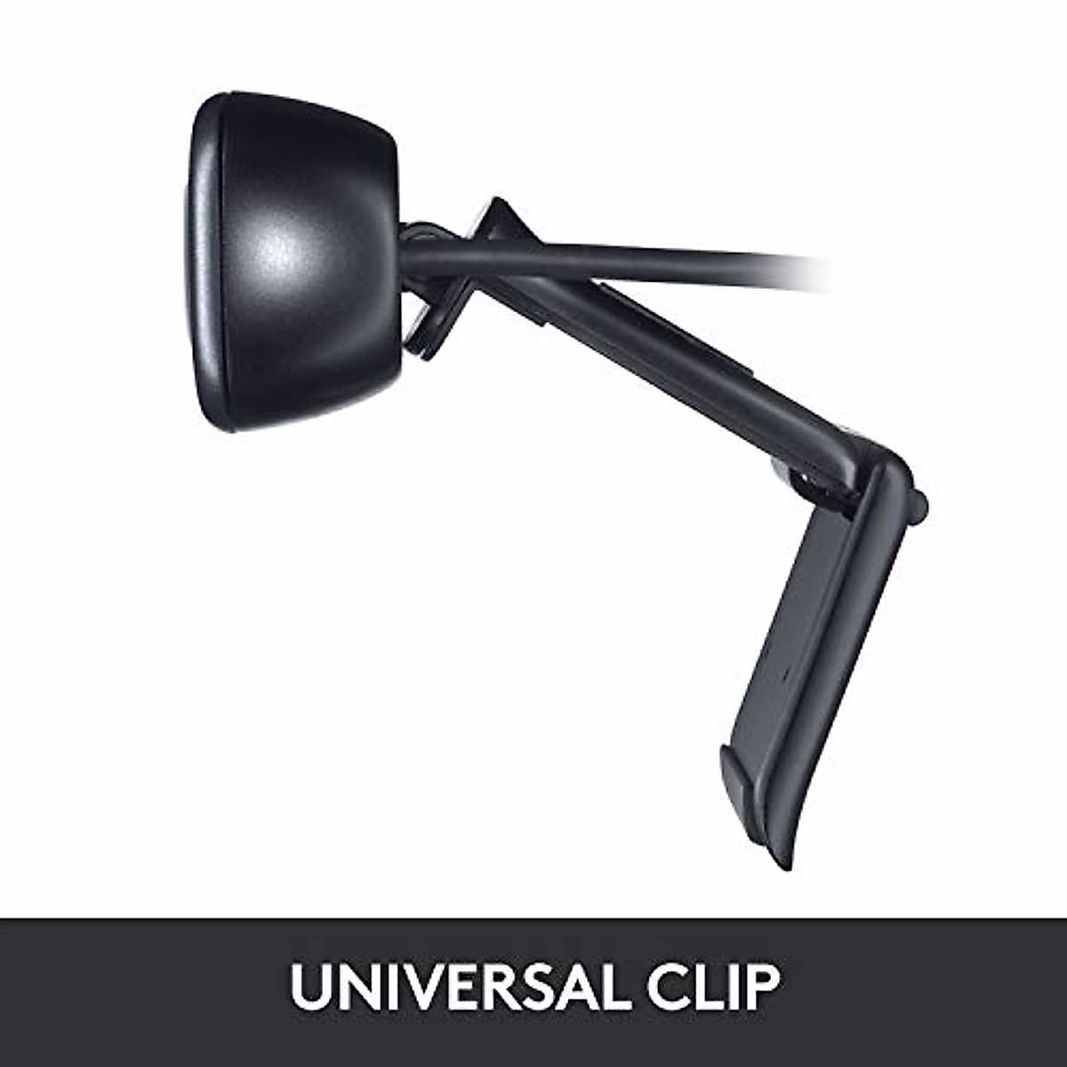 Logitech C310 HD Webcam, 720p/30fps, Widescreen HD Video Calling, HD Light Correction, Noise-Reducing Mic, For Skype, FaceTime, Hangouts, WebEx, PC/Mac/Laptop/Macbook/Tablet - Black