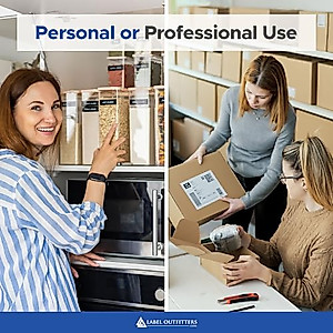 20 Label Outfitters® Large 8" Round White Laser - Inkjet Labels, 20 Sheets with ONE Label per Sheet