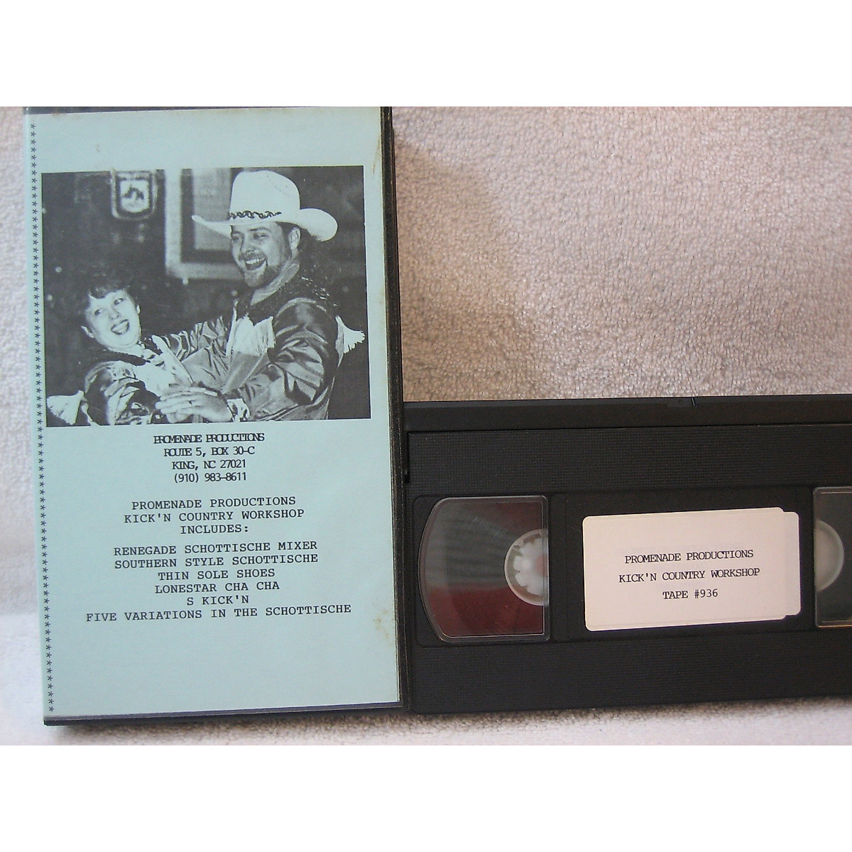 Kick'n Country Workshop - Promenade Productions #936 VHS Cassette