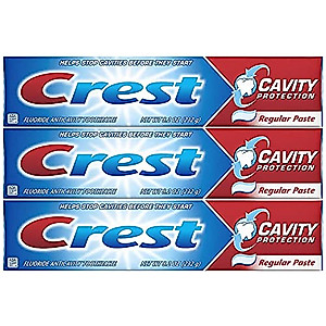 Crest Cavity Protection Regular Toothpaste 8.2 oz (232g) - Pack of 3