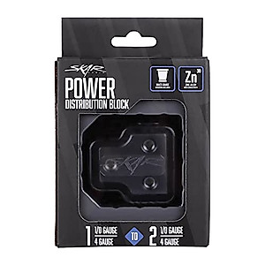 Skar Audio x1 0/4 Gauge Input to x2 0/4 Gauge Outputs Power Distribution Block (SK-DIST-BLK3)