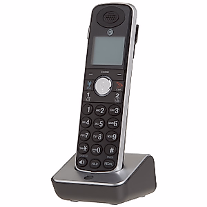 AT&T TL86009 Accessory Cordless Handset, Black/Silver | Requires an AT&T TL86109 Expandable Phone System to Operate