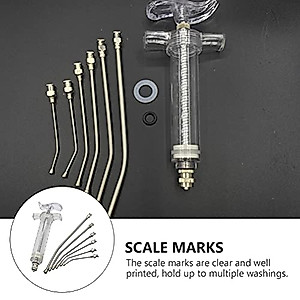 balacoo 1 Set Bird Feeding Syringe Feeding Tube for Baby Birds Parrot Hand Feeding Syringe with 6 Pcs Curved Gavage Tubes (Mixed Color)