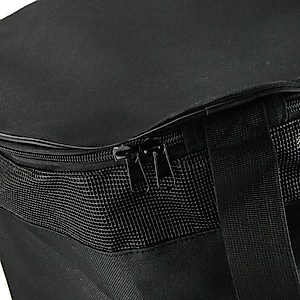 Professional 2 Basketballs/Volleyballs/Footballs Equipment Bags Waterproof Oxford Sports Duffel Bags Lightweight Portable Gym Tote Ball Storage Bag Organizer Backpack Carrier Holder (Black)