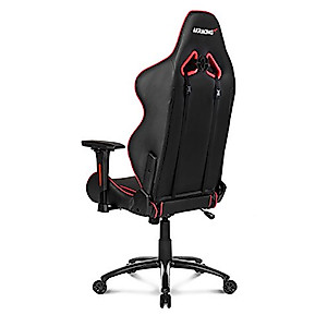 AKRacing Core Series LX Plus Gaming Chair - PU Leather with Steel Frame, Ergonomic, High Backrest, Recliner, Swivel, Tilt, Rocker & Seat Height Adjustment Mechanisms, 5/10 Warranty, Red