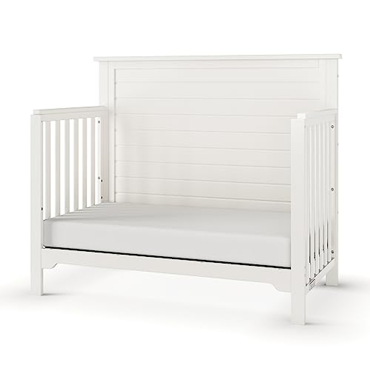 Child Craft Farmhouse Flat Top 4-in-1 Convertible Crib (Brushed Cotton)
