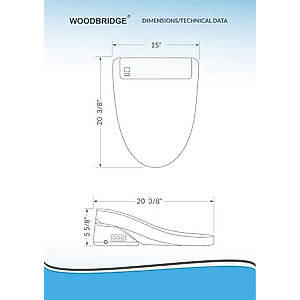 WOODBRIDGE BID01 Toilet Seat