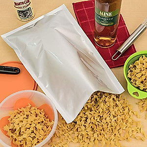 Dry-Packs 100pcs Mylar Bags for Food Storage, 4.75 Mil 10"x16" (100pcs) Resealable and Heat Sealable for Long Term Food Storage