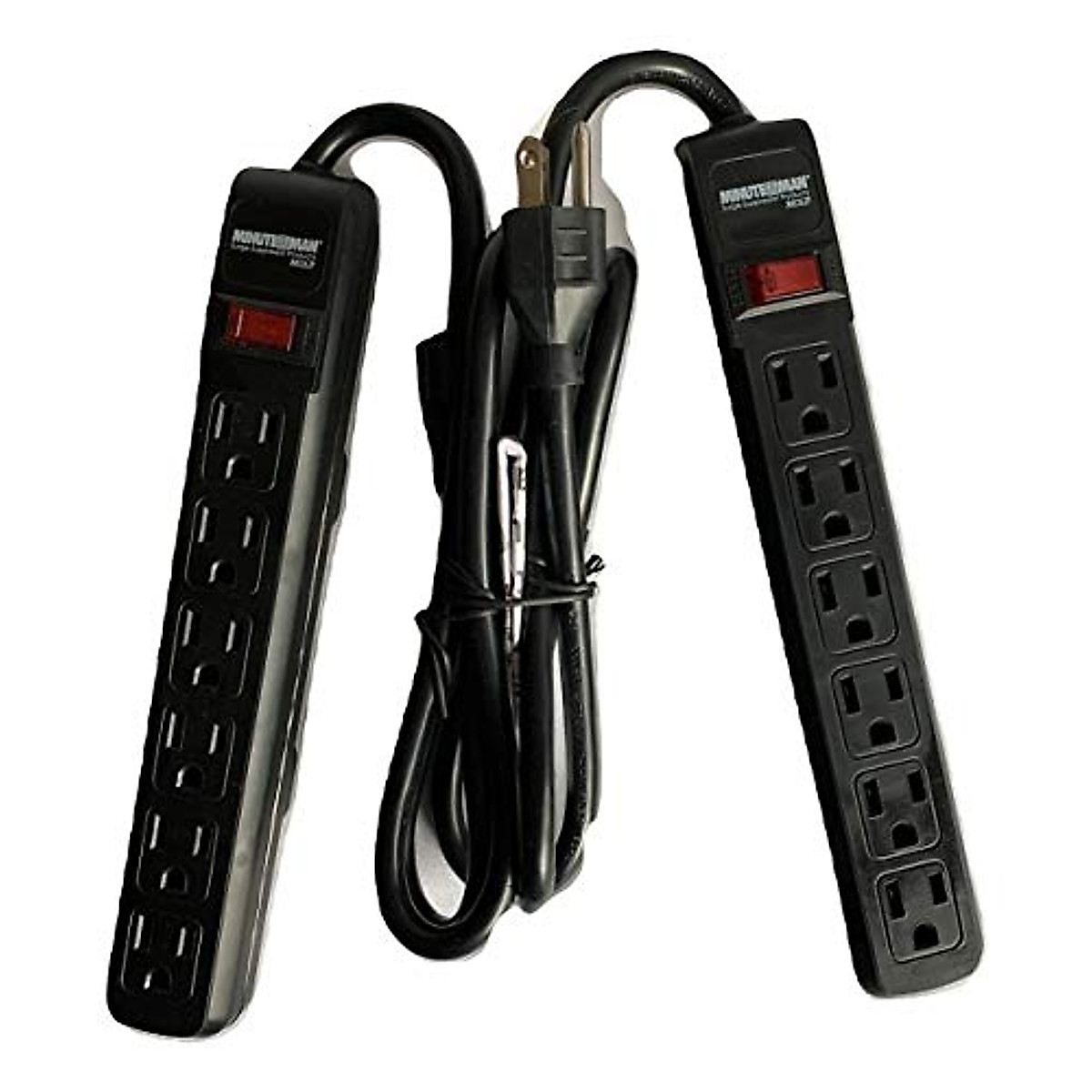 6 Outlet Surge Protector Twin Pack