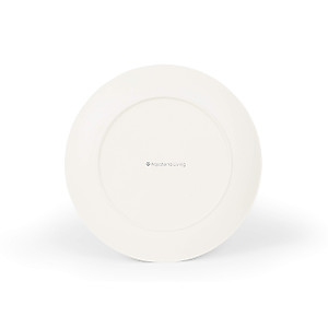 Aquaterra Living Ecofriendly Dinner Plate Set with Dandelion Designs- Set of 6, 10" indoor or outdoor plates