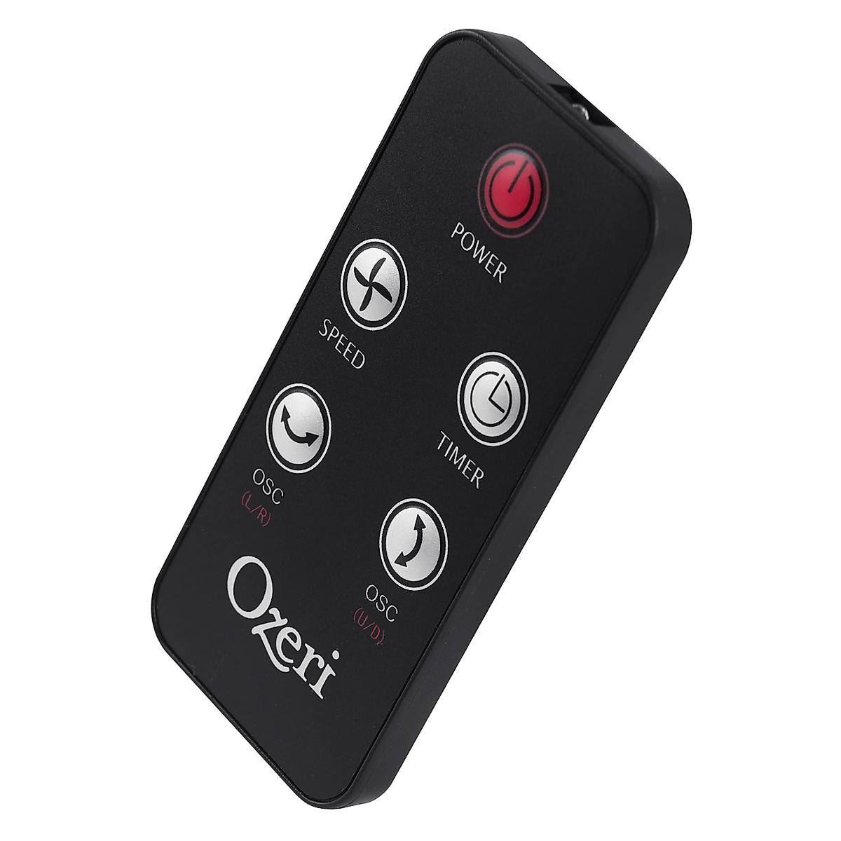 Ozeri Brezza III Dual Oscillating 10" High Velocity Desk Fan, Grey with Black