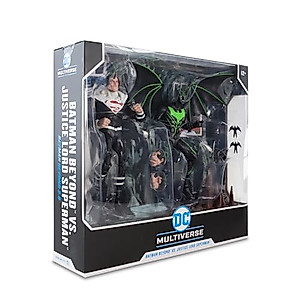 McFarlane Toys - DC Multiverse Batman Beyond vs. Justice Lord Superman 7in Action Figure 2pk