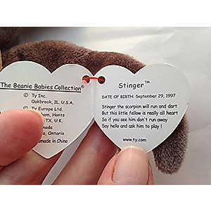 TY Beanie Baby - Stinger The Scorpion (8 inch)