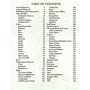 Castles & Crusades Players Handbook, 8th Printing