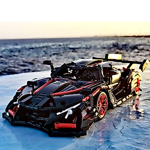 Mesiondy Adults Challenging Racing Car Building Blocks Kit，1:14 1391 Pieces Car Model Building Set DIY Toys for Boys Age 12 13 14 15 16