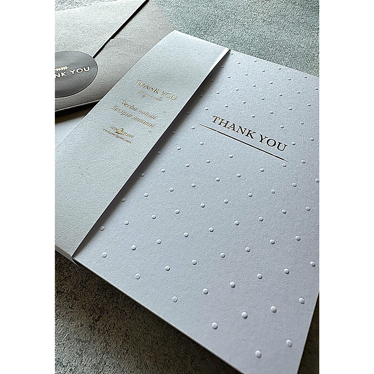 RUN2PRINT Elegant White Thank You Cards With Envelopes & Gold Foil Sticker Bulk - Suitable for Wedding, Baby Shower, Business, Graduation, Bridal Shower, Funeral All Occasion Cards (White Pack of 36)