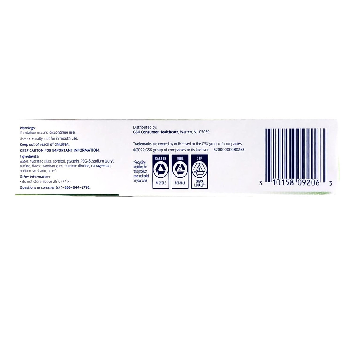 Polident Dentu-Creme Denture Cleaner - 3.9 oz, Pack of 5