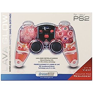 PS2 Lava Glow 2.4 GHZ RF Wireless Controller