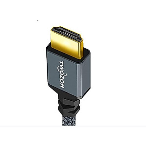 Twozoh Full Size HDMI to Micro HDMI Female Adapter Cable, Micro HDMI Socket to HDMI Adapter Cable Support 3D/4K 1080p.(20CM/0.6FT)