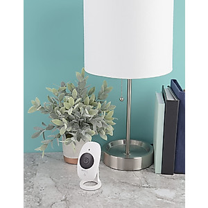 Vivitar IPC113-WHT Wide Angle 1080p HD Wi-Fi Smart Home Camera with Motion Detection, Night Vision, Cloud Backup, Two-Way Audio, Child and Pet Monitor, iOS and Android App for Home/Office Use, White