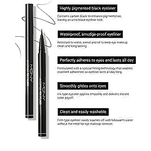 MQNY MACQUEEN - Waterproof Pen Eyeliner (Brown Black)