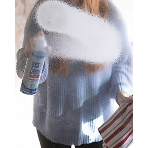 Sprayway-Glass Cleaner, Foam Action, 19 Fl Oz, (3 Pack) - Bundle With 1 Zvigo-Microfiber Cleaning Cloth And 1 Window Squeegee, Duvilo,