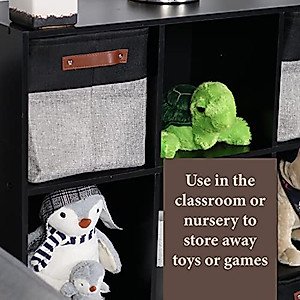 Creekview Home Emporium Basket Cube Storage Bins - 4pk 10.5in Square Collapsible Fabric Storage Cubes Organizer Bins