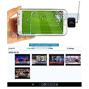 Digital ATSC Aerial TV Tuner for Android Tablet Smart Phone