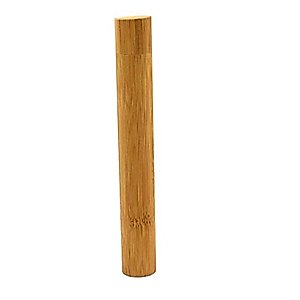 Colorido Creative Bamboo Toothbrush Tube Case Portable Toothbrush Holder for Travel Camping Bathroom