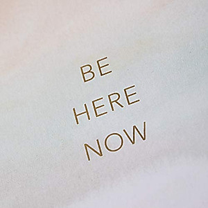 Graphique Hardbound Spiral Journal | Be Here Now Calming Watercolor Design | Premium Paper | Notebook | Diary | Lists | Record Month and Date | Great Gift | 160 Ruled Pages | 6.25” x 8.25”