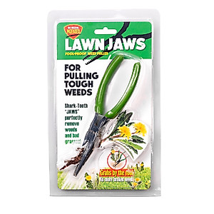 Lawn Jaws The Original Sharktooth Weed Puller Remover Weeding & Gardening Tool Weeder - Pull from The Root Easily!- Great Gardening
