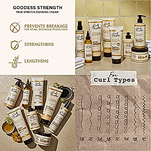 Carol’s Daughter Goddess Strength 7 Oil Blend Scalp & Hair Treatment Oil to Strengthen & Lengthen Curls – with Castor Oil, Olive Oil, Jojoba Oil - For Wavy, Curly, Coily, Natural Hair, 4.2 fl oz