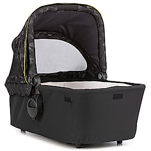 Diono Excurze Luxe Carrycot for Newborn Baby, Stroller Bassinet for Baby, Breathable Mattress for Comfortable Sleeping, Suitable from Birth, Black Camo