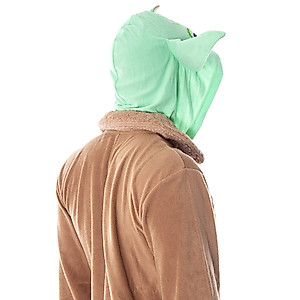 Star Wars Adult Unisex Baby Yoda The Child Costume One-Piece Union Suit Pajama Onesie For Men And Women (2X/3X)