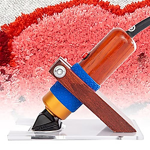 Carpet Trimmer Guide Rug Tufting Carver Holder for Carpet Trimmer, Carpet Trimmer Shearing Guide Tool to Keep Your Rug Surface Uniform, Excluding Carpet Trimmer