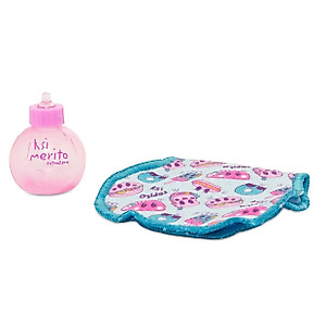Distroller Neonate Nerlie Pink Bottle with Bonus Blue Burp Rag - Mexico Exclusive Ksimerito